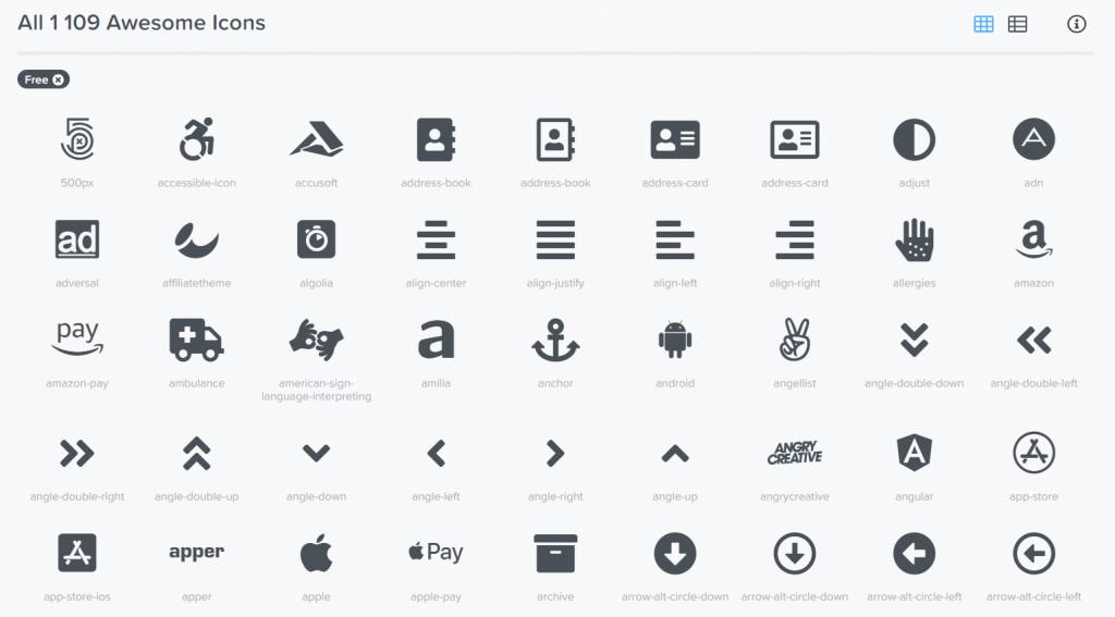 Font Awesome 5 icons set – Molkobain I/O